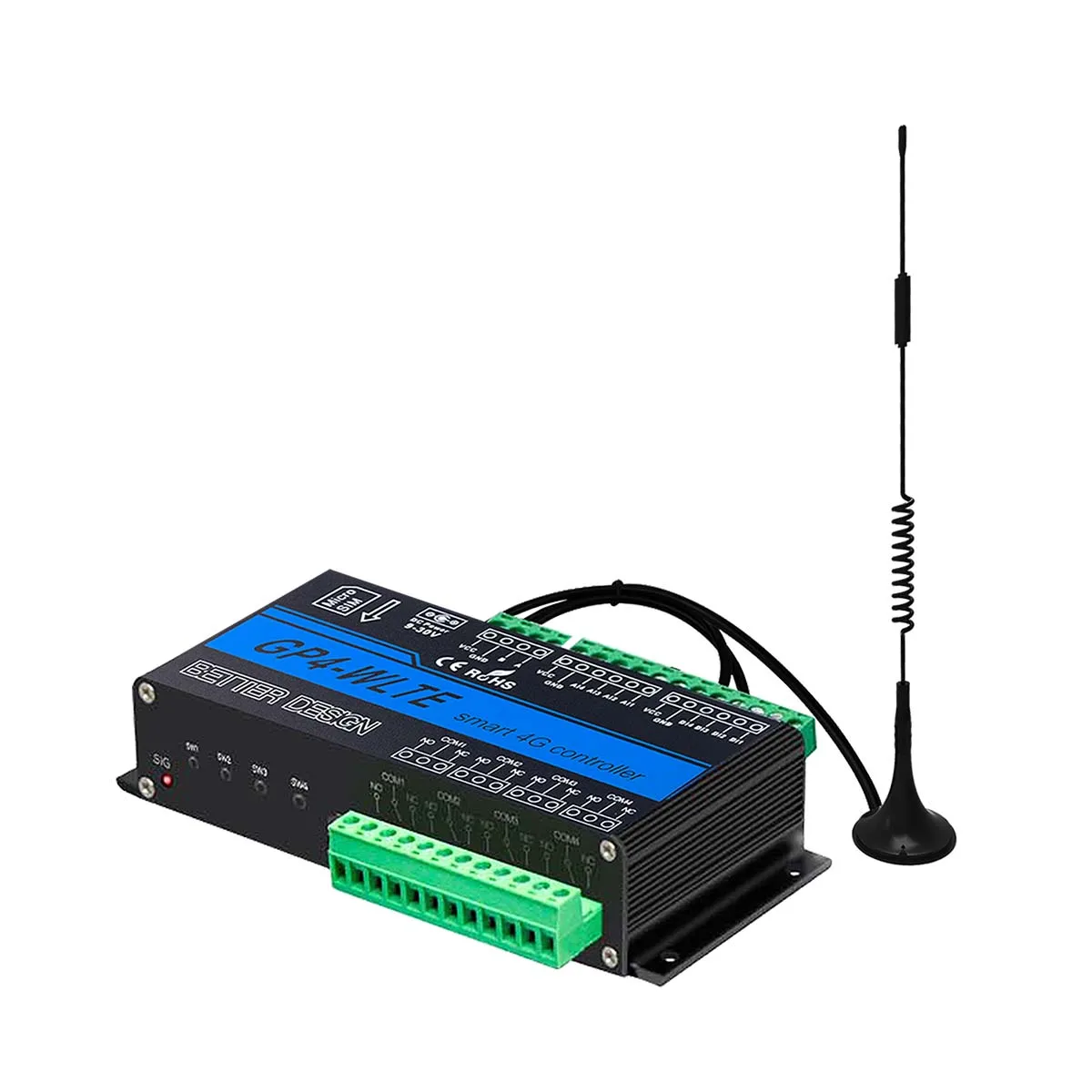 GPS-controlador-inteligente-4g-GSM-aplicativo-sms-rs485-web-4-ch-4-20ma ...