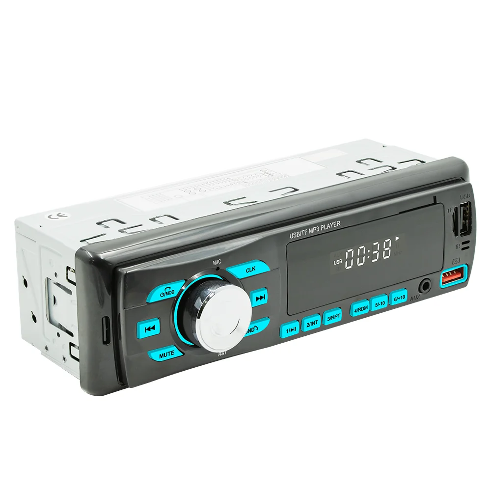 Car Radio Stereo Player Digital Bluetooth MP3 Player 60Wx4 FM Stereo ...
