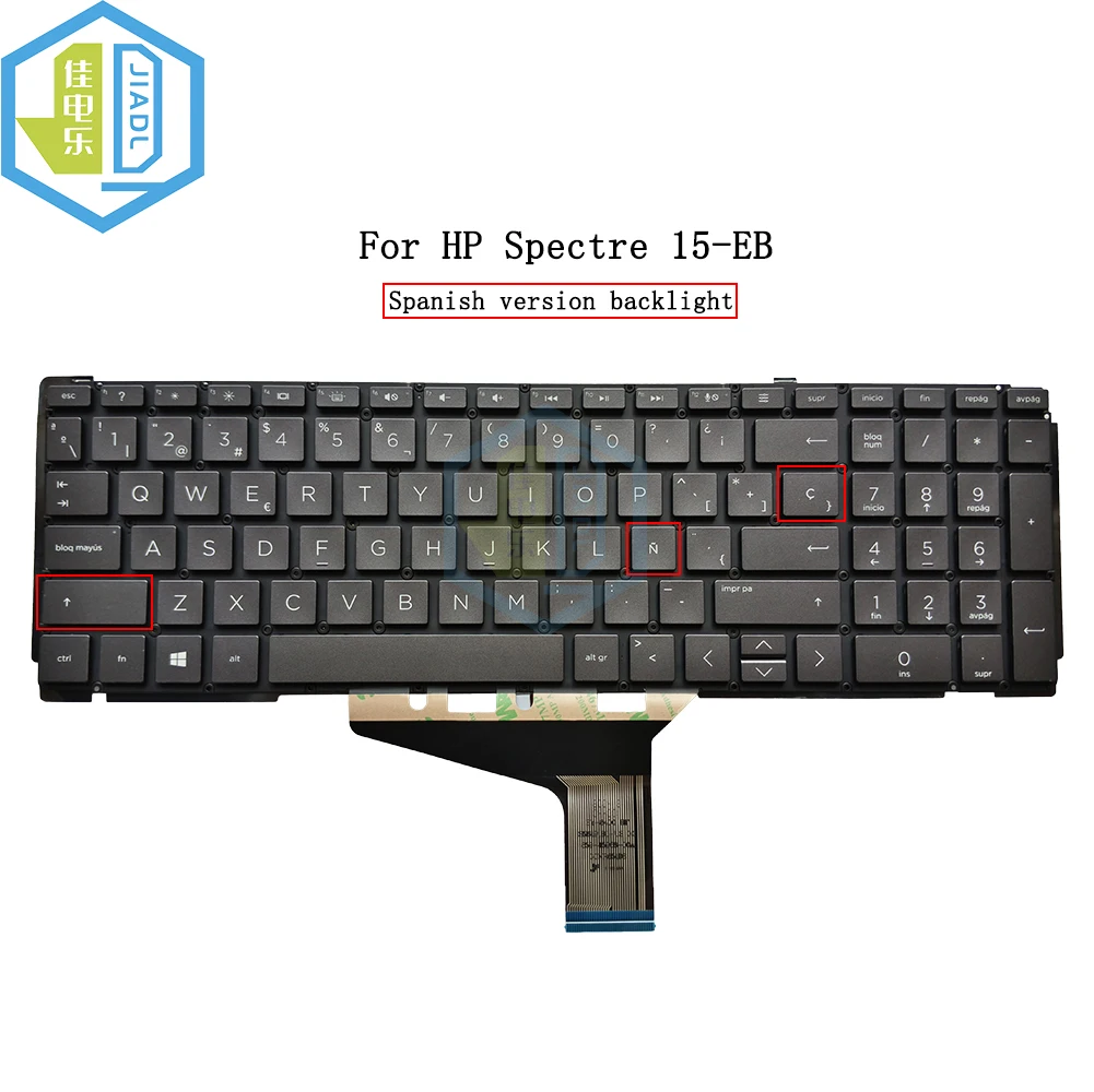 SP-Spain-Backlit-Keyboard-For-HP-Spectre-x360-15-EB-15T-EB-15-EB0053DX ...