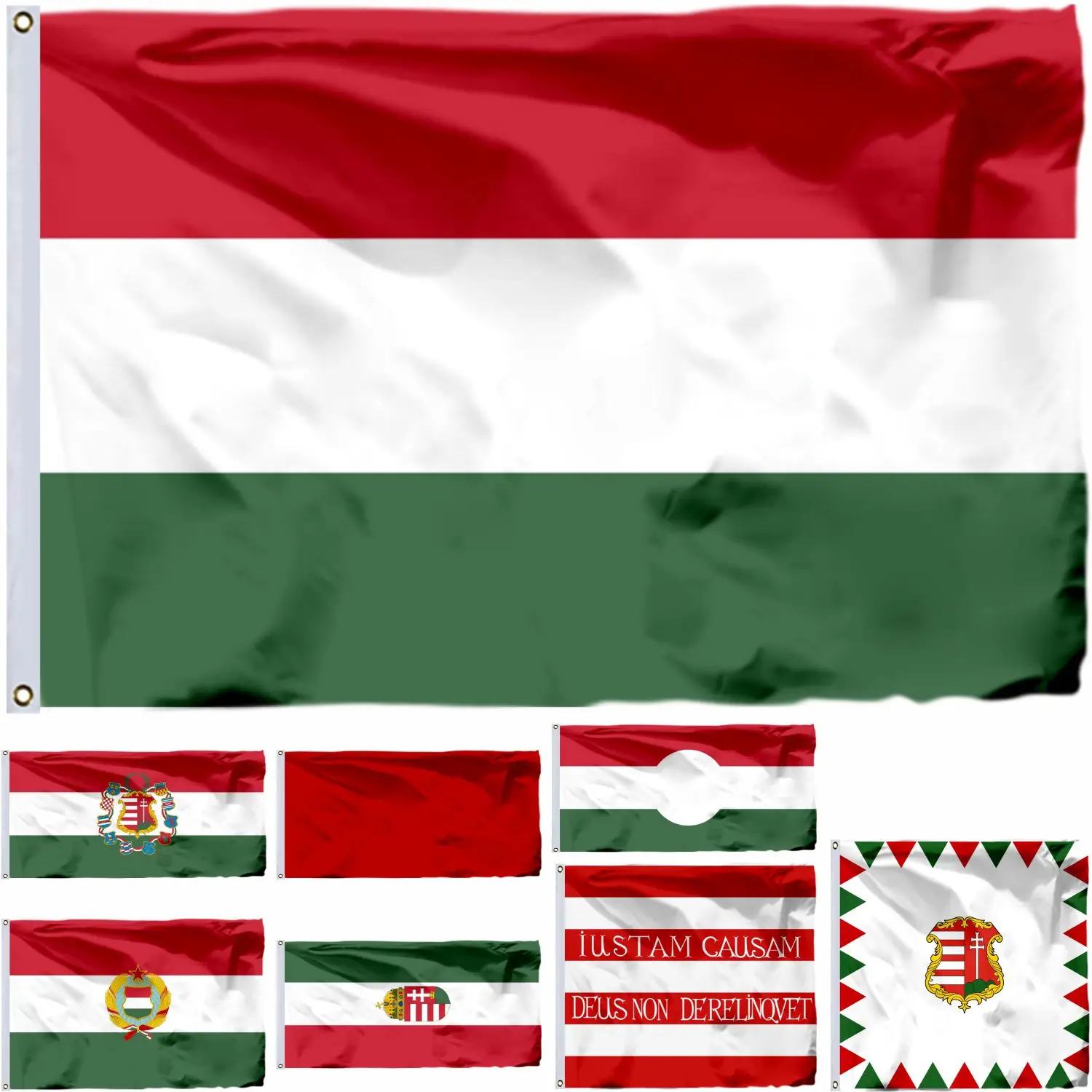 Hungary-History-With-Arms-Flag-3X5FT-90X150CM-Francis-II-R-k-czi-s ...