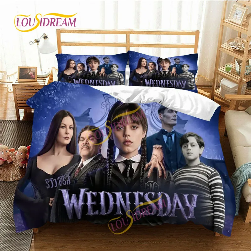 Personalized Wednesday Addams actress Jenna Ortega bedding set Jenna ...
