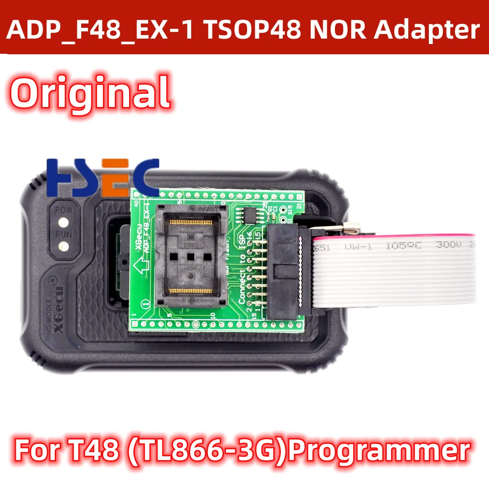 100% original XGecu ADP_F48_EX-1 TSOP48 adapter socket for Nor Flash ...