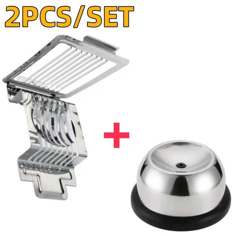 2PCS-Multifunctional-Egg-Slicers-Stainless-Steel-Slicer-Fancy-Splitter ...