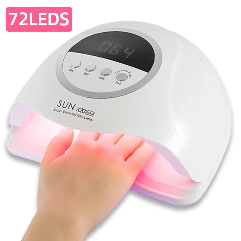 320W-SUN-X20-MAX-Nail-Dryer-Machine-72LEDS-LED-UV-Lights-Drying-Lamp ...