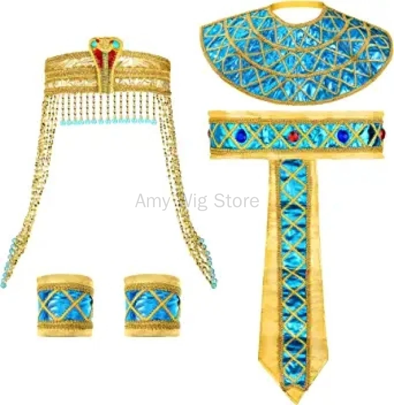 Cleopatra-Jewelry-Headband-Snake-Headpiece-Adult-Belt-Collar-Hat-Set ...