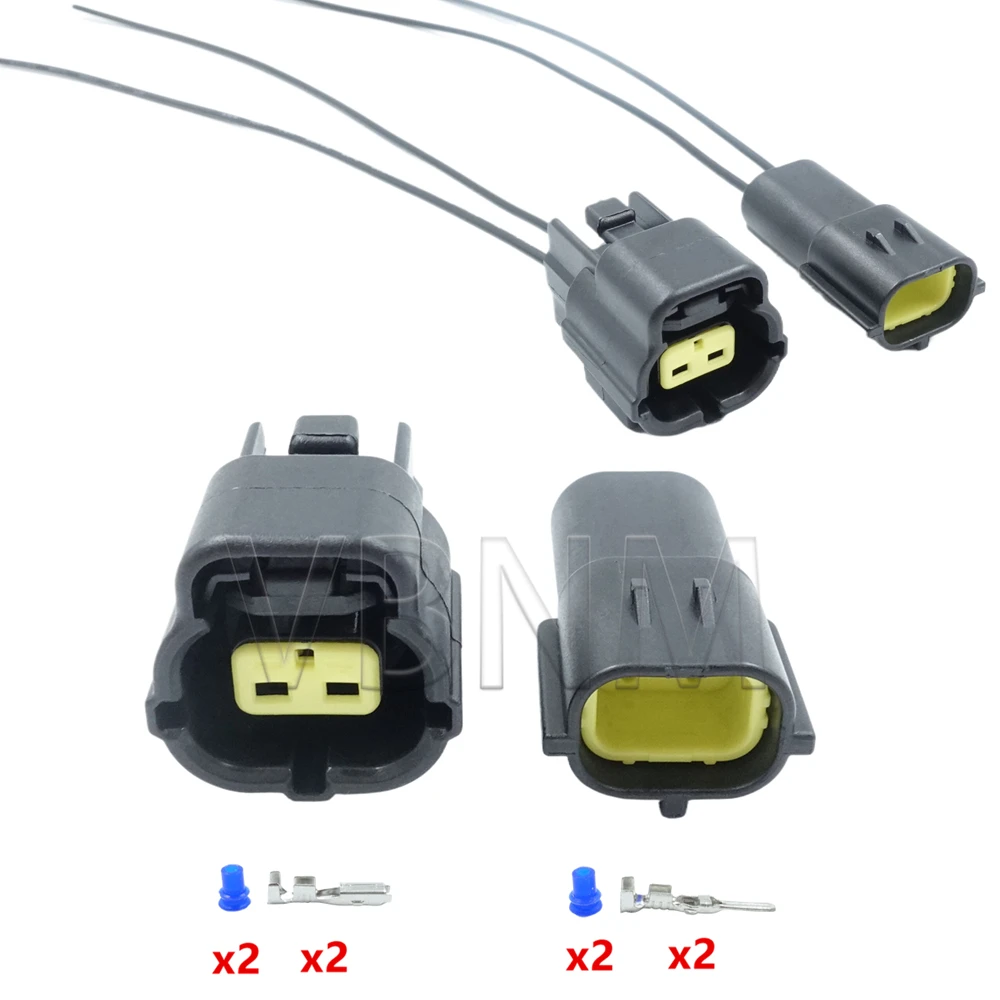 2 Pin 174354-2 174352-2 Female Male Waterproof Wire Connector Plug Car ...