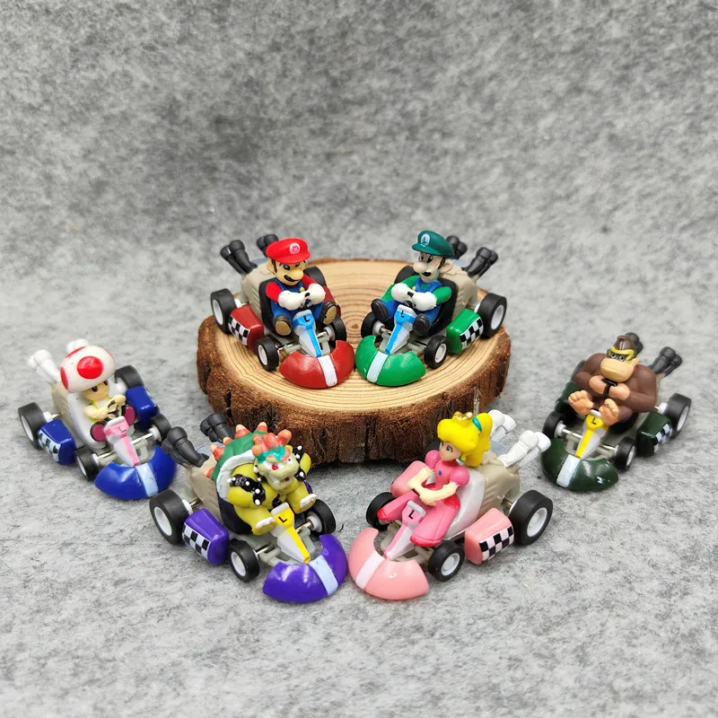 Mario, Luigi, Princess Peach & Toad Pull-Back Cars: The Ultimate Toy ...