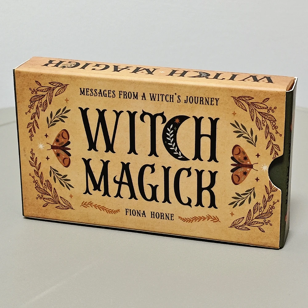 Witch Magick Oracle Deck 40 tarjetas de inspiración con palabras clave ...