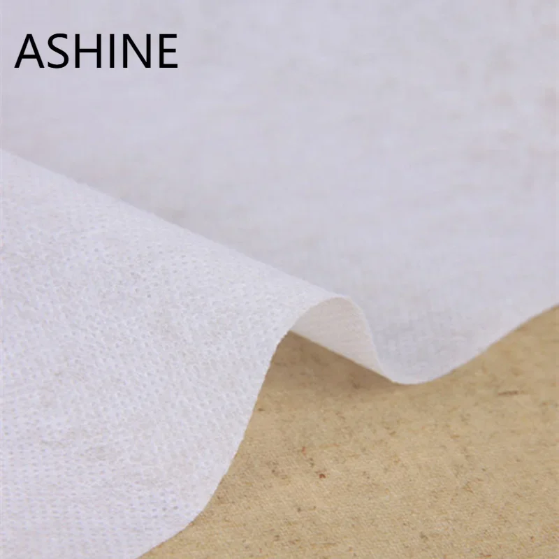 80g/Meter 100cm*100cm Interlining Iron-On Fusible White Non Woven ...