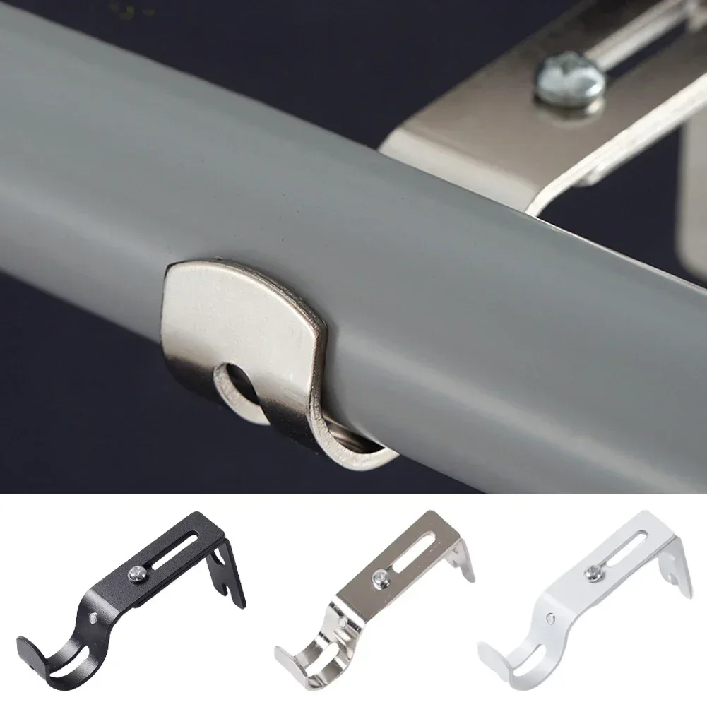 2pcs-Heavy-Duty-Curtain-Rod-Bracket-Practical-Bracket-Hang-Curtain-Rod ...