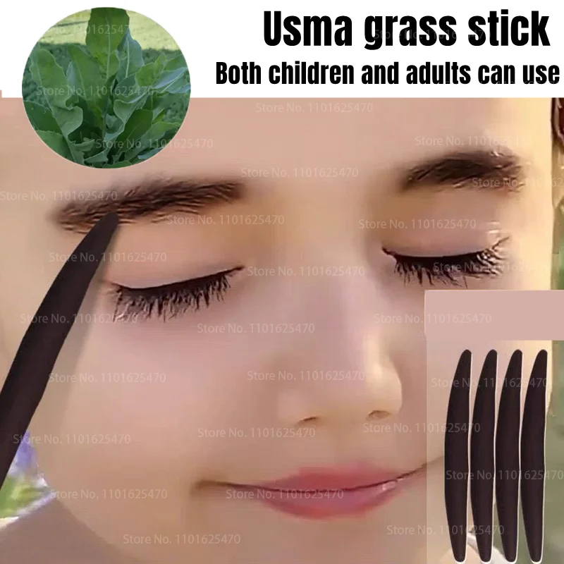 Usma Grass Stick Black Eyebrow Eyelashes Raw Eyebrow Stick Hairline ...