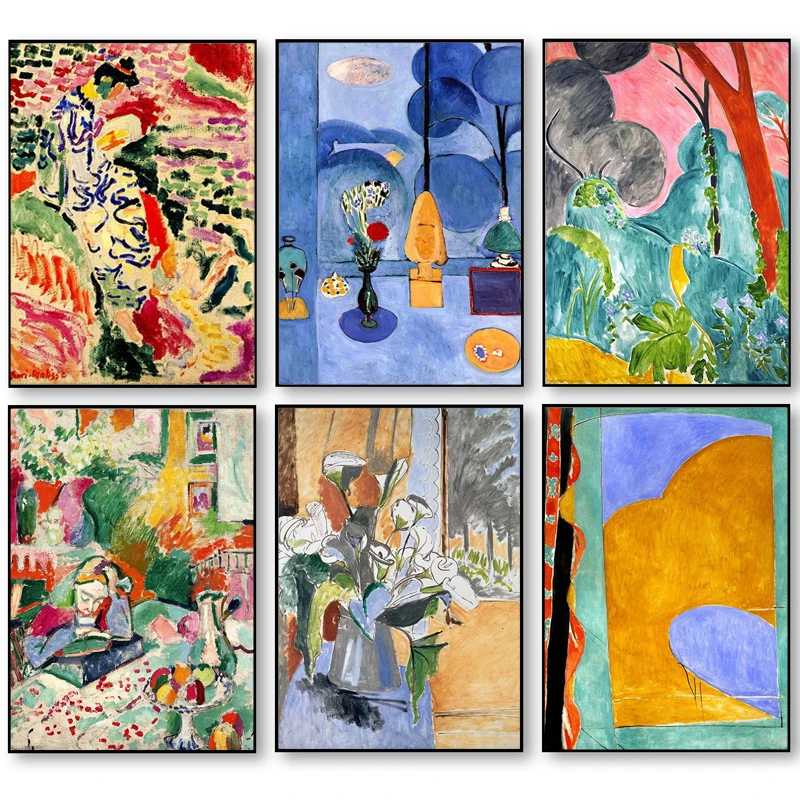 Henri Matisse HD Prints Wall Art Fauvism Posters Nordic Paintings ...
