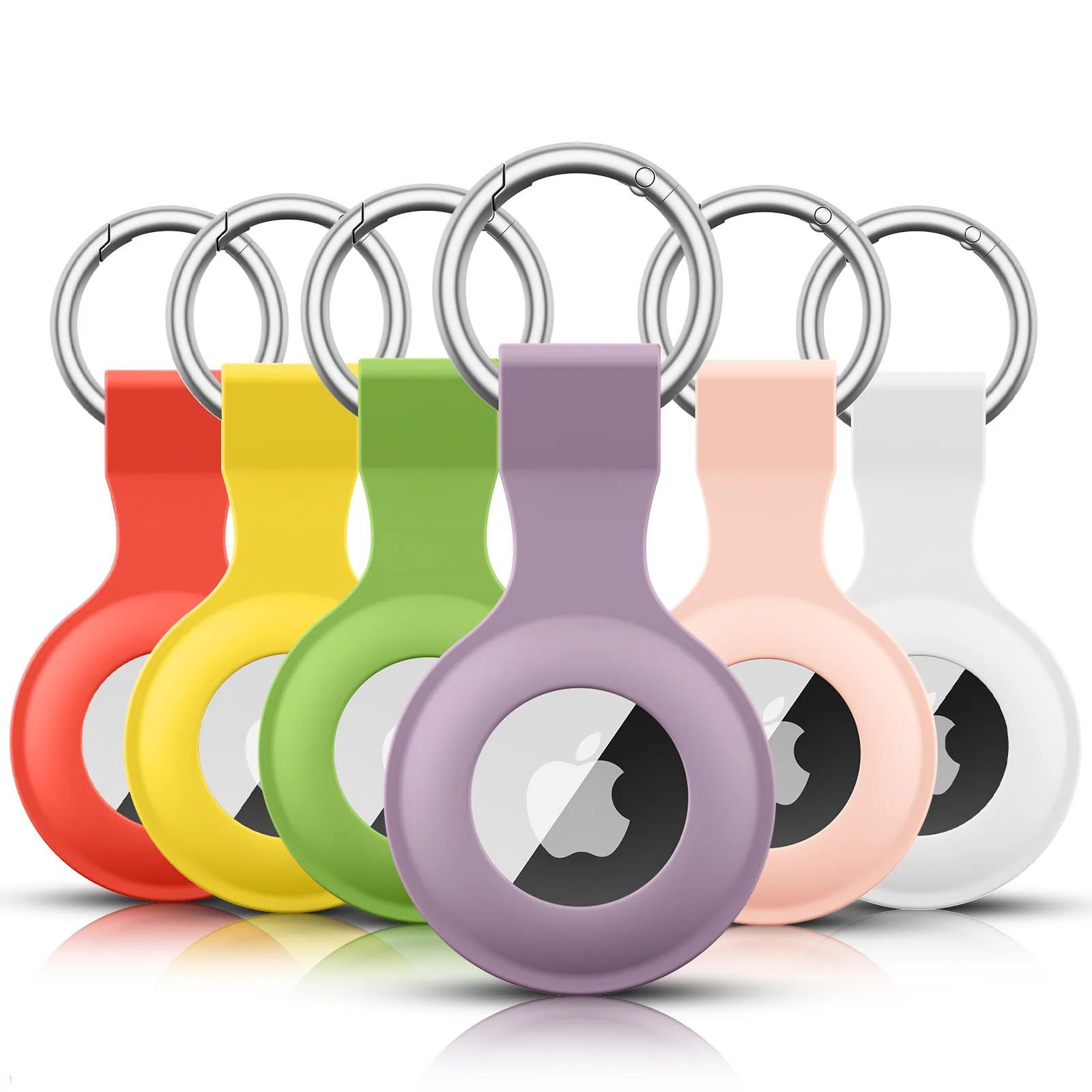 Capa-de-silicone-para-Apple-Air-Tag-Capa-Anti-Scratch-Concha-protetora ...