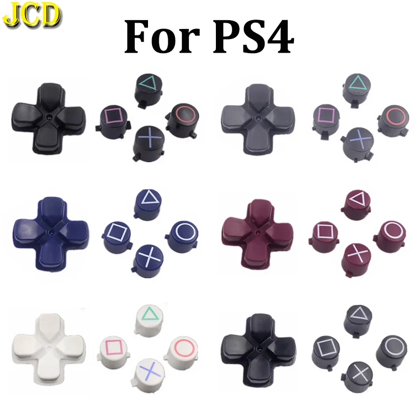 JCD-Plastic-Circle-Square-Triangle-ABXY-Cross-Button-For-PS4-Slim-Pro ...