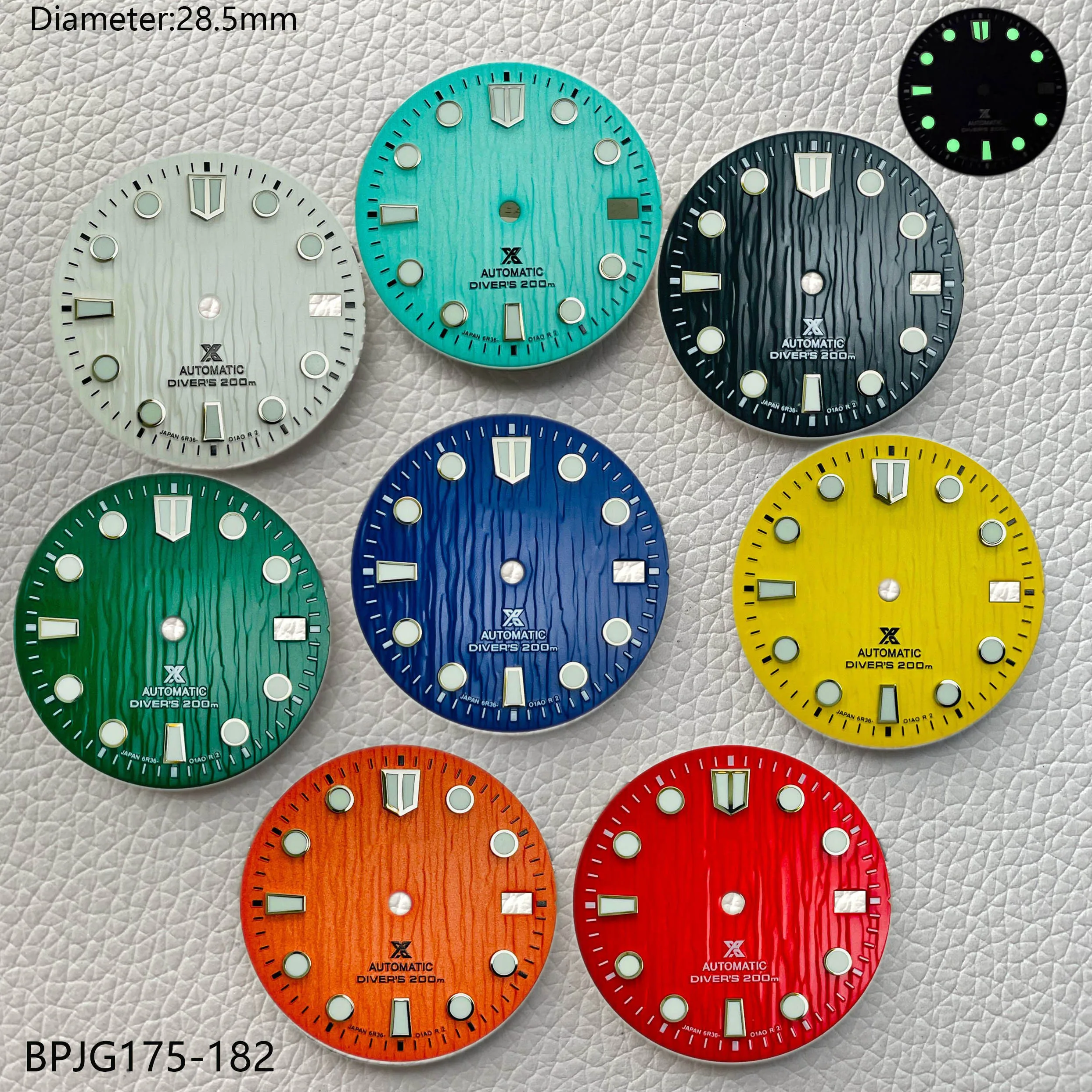 28-5mm-NH35-S-Logo-dial-Warrior-dial-Glacier-pattern-suitable-for ...