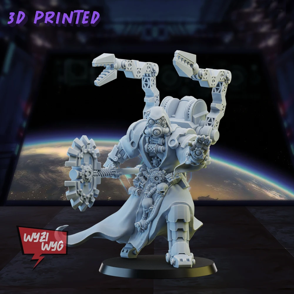 Mech-Miniature-Tech-Guy-Enginseer-Priest-Figure-Thechno-3D-Wargame-DnD ...