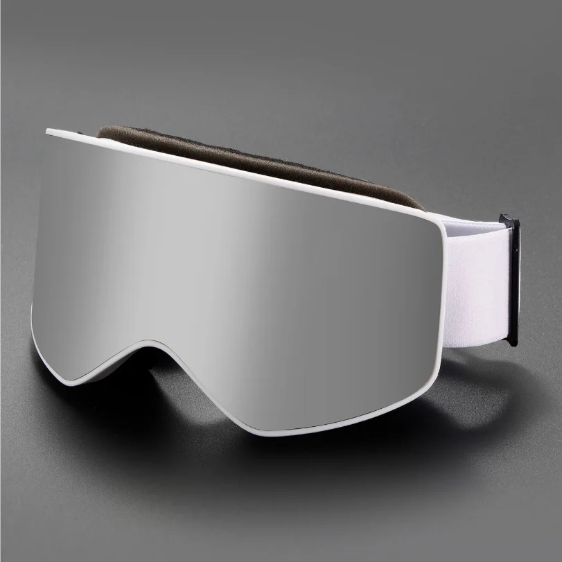 Cylindrical Real Lens HD Wide-Field Double-Layer Ski Goggles for Snow ...