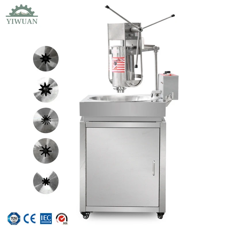 New-30L-Automatic-Electric-Churro-Machine-with-Fryer-Spain-Churros ...