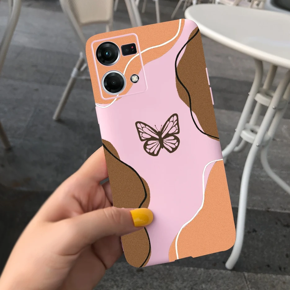 Generic For Oppo Reno7 4G Case CPH2363 Oppo F21 Pro 2022 Lovely Art ...