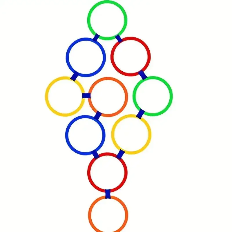 10-sets-of-28cm-sense-training-agile-jumping-ring-indoor-and-outdoor ...