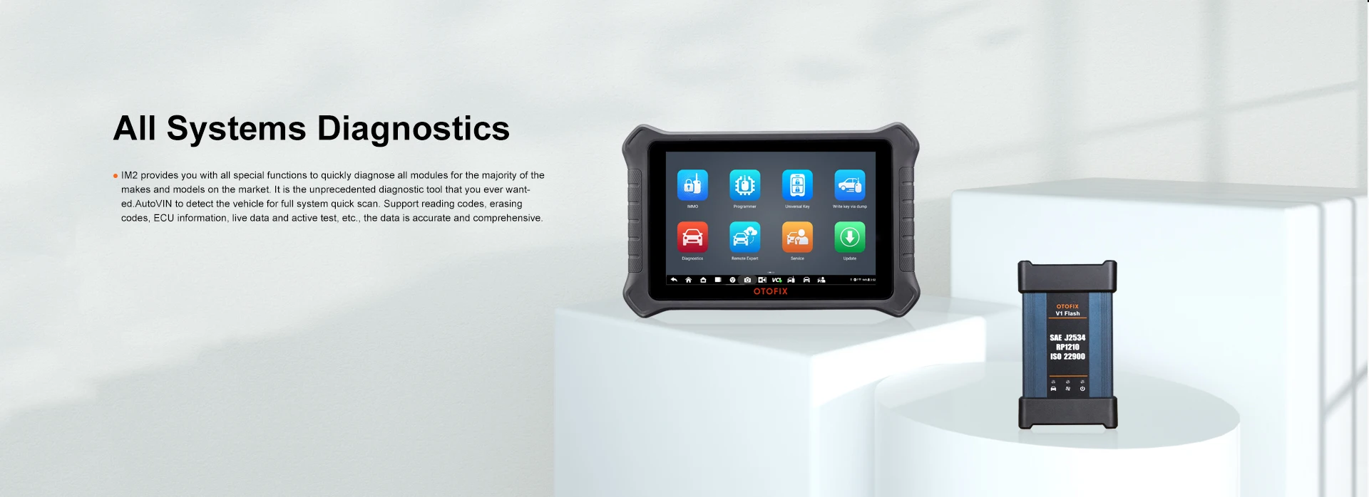 OTOFIX IM2 Car Key FOB Programming Tool All Systems Diagnosis ...