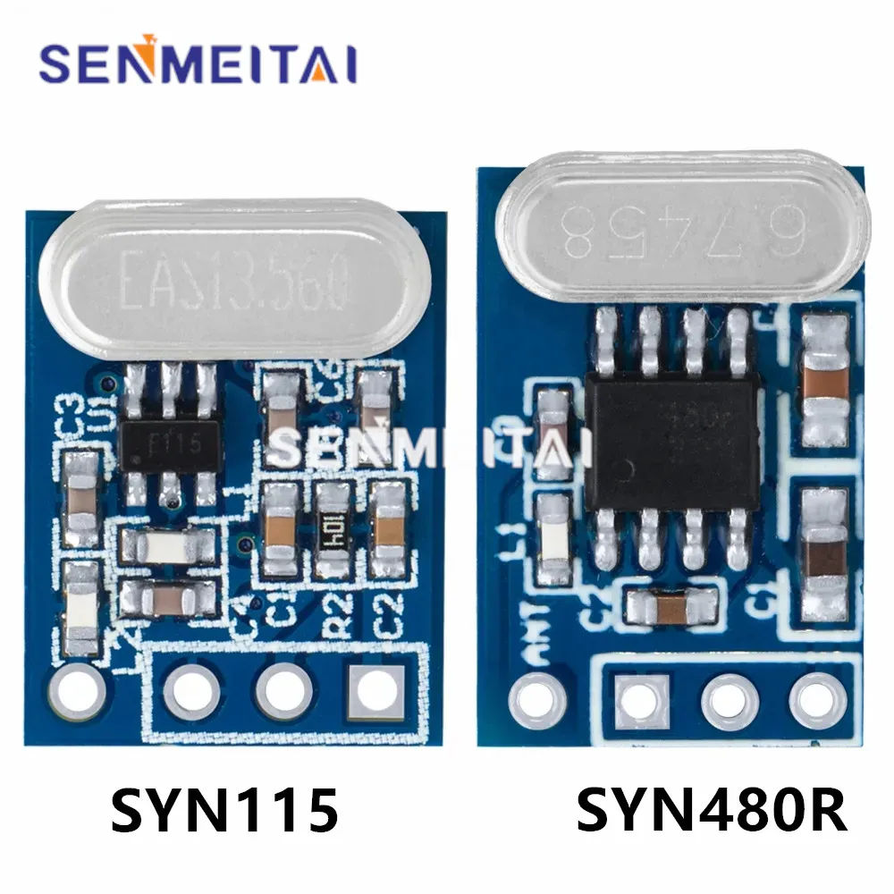 1Set-2Pcs-SYN115-SYN480R-433MHZ-Wireless-Transmitter-Receiver-Board-Module-ASK-OOK-Chip-PCB-for ...