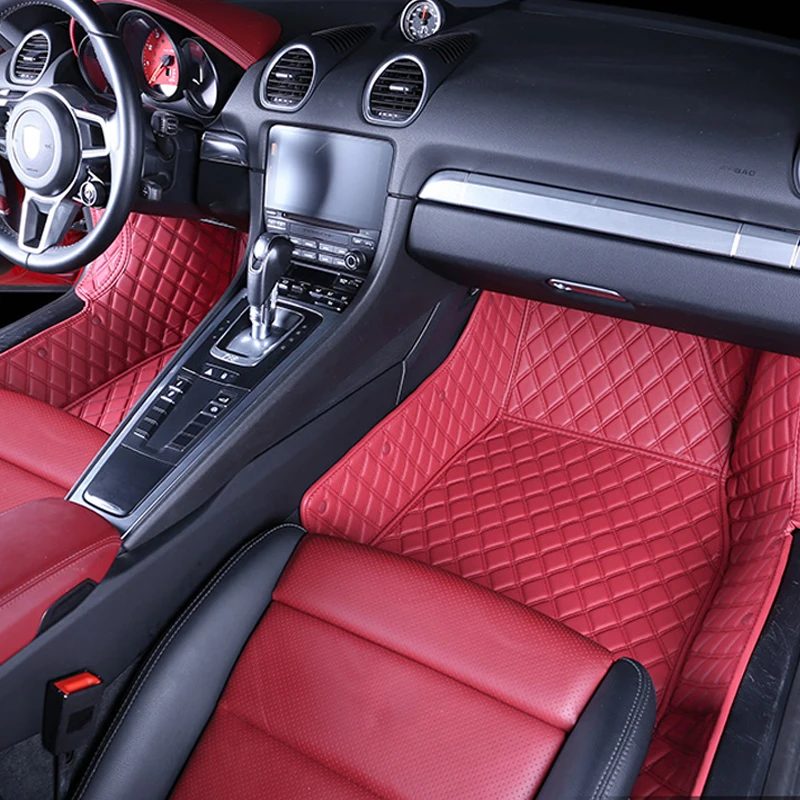 Porsche Cayman Red Interior
