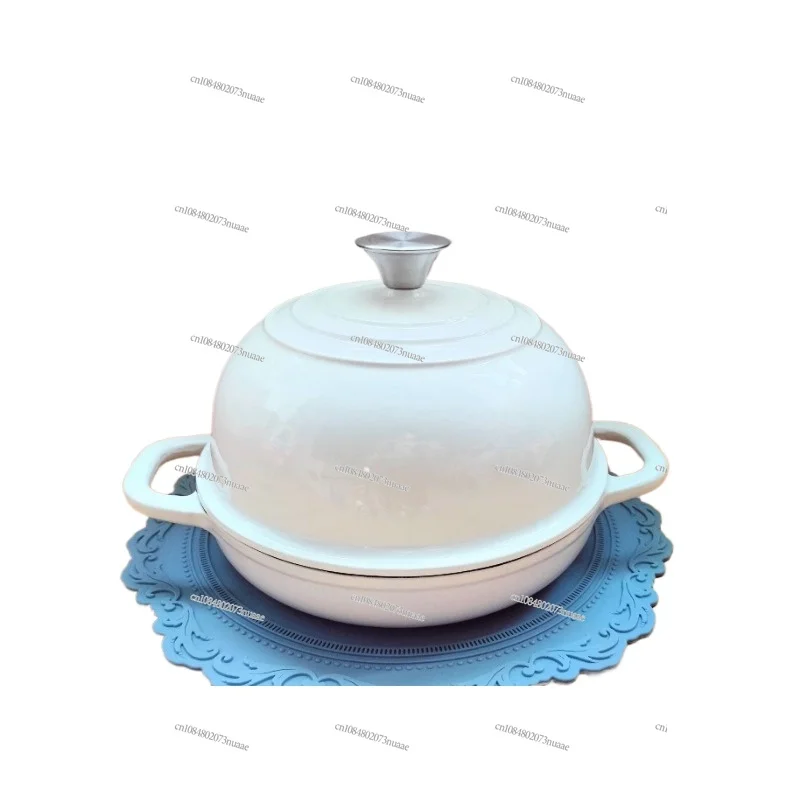 Cast-Iron-Enamel-Toasted-Bread-European-Pot-Pig-Iron-Light-Hot-Baking ...