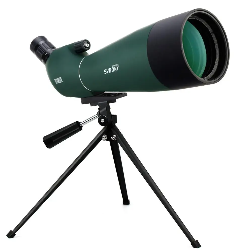 SVBONY SV28 20-60x60mm Angled Zoom Spotting Scope MC IP65 Waterproof ...