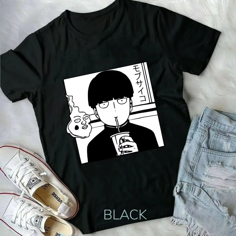 Mob Psycho 100 Black and White T-Shirt: The Ultimate Guide for True Fans