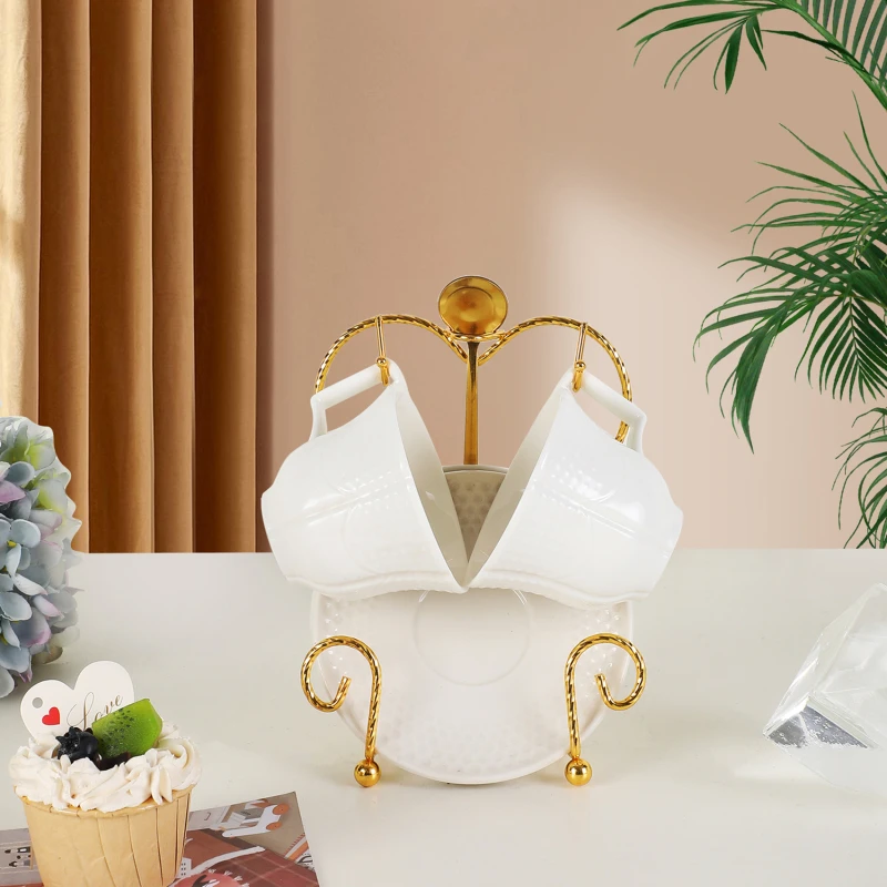 Storage-Rack-Luxury-Tea-Cup-And-Saucer-Display-Rack-Metal-Coffee-Tea ...