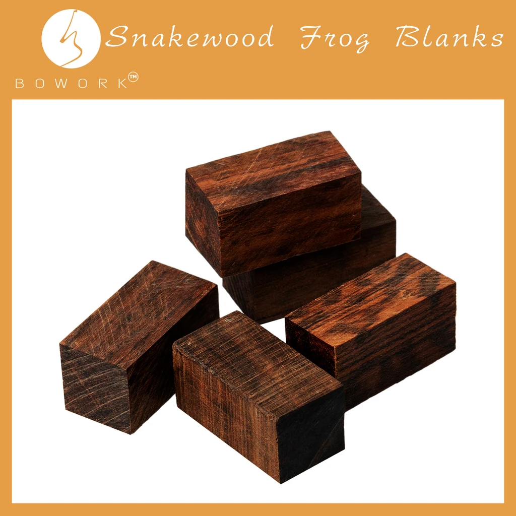 BOWORK-5PCS-Snakewood-Frog-Blanks-For-Cello-Bow-Makers-DIY-Cello-Bow ...