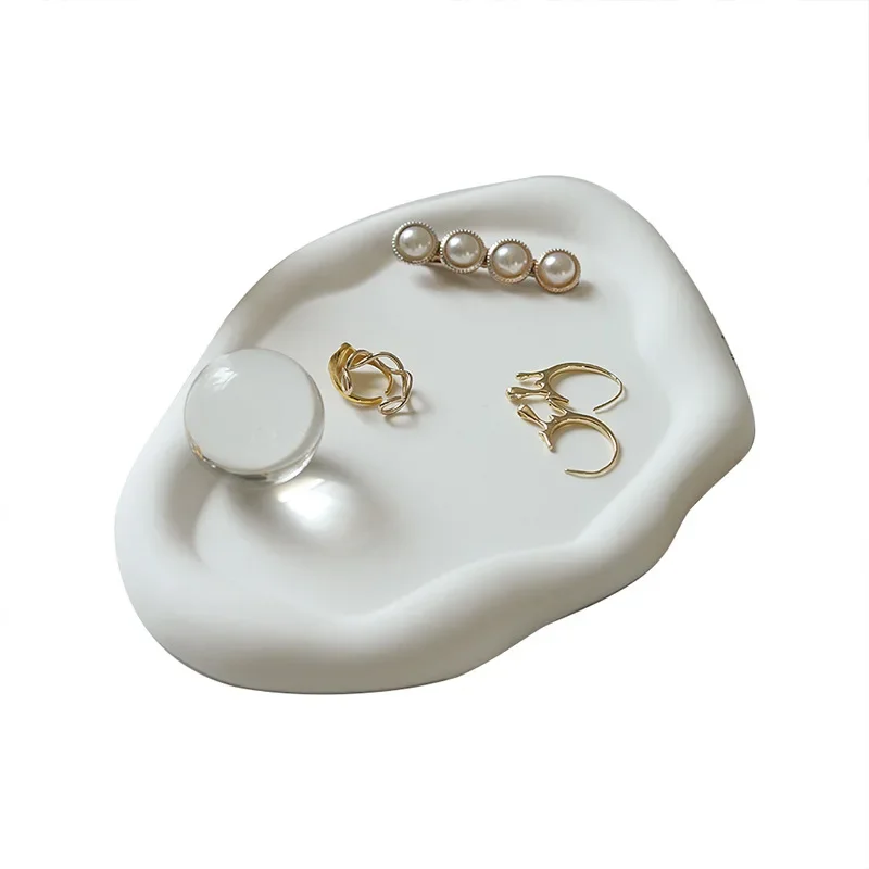 Gypsum-Jewelry-Display-Tray-Jewelry-Holder-Organizer-Storage-Irregular ...