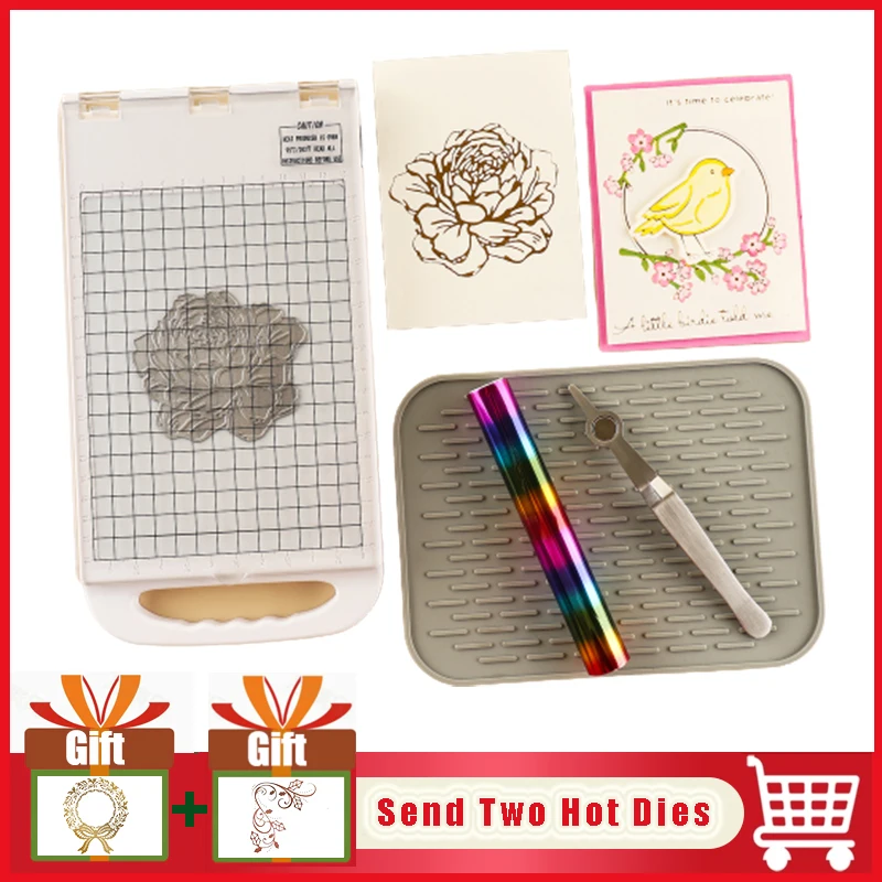 Hot-Stamping-Foil-Machine-Vinyl-Film-Heat-Press-Machine-Leather-Fabric ...