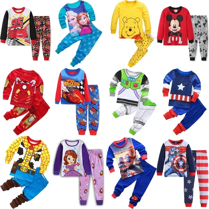 Conjunto-de-Pijamas-para-ni-os-y-ni-as-ropa-de-dormir-de-manga-larga ...