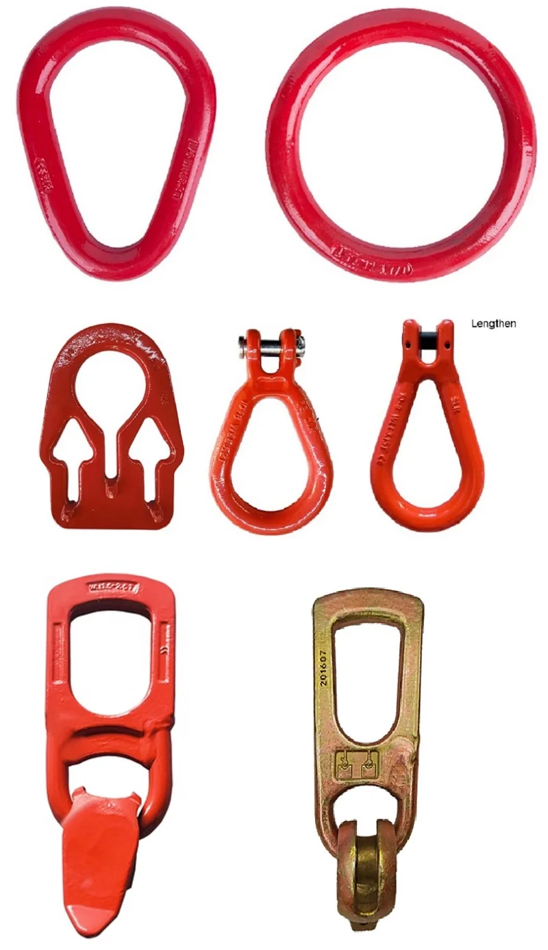 1-5T-11T-clevis-U-type-pear-link-lifting-rigging-forged-round-ring ...