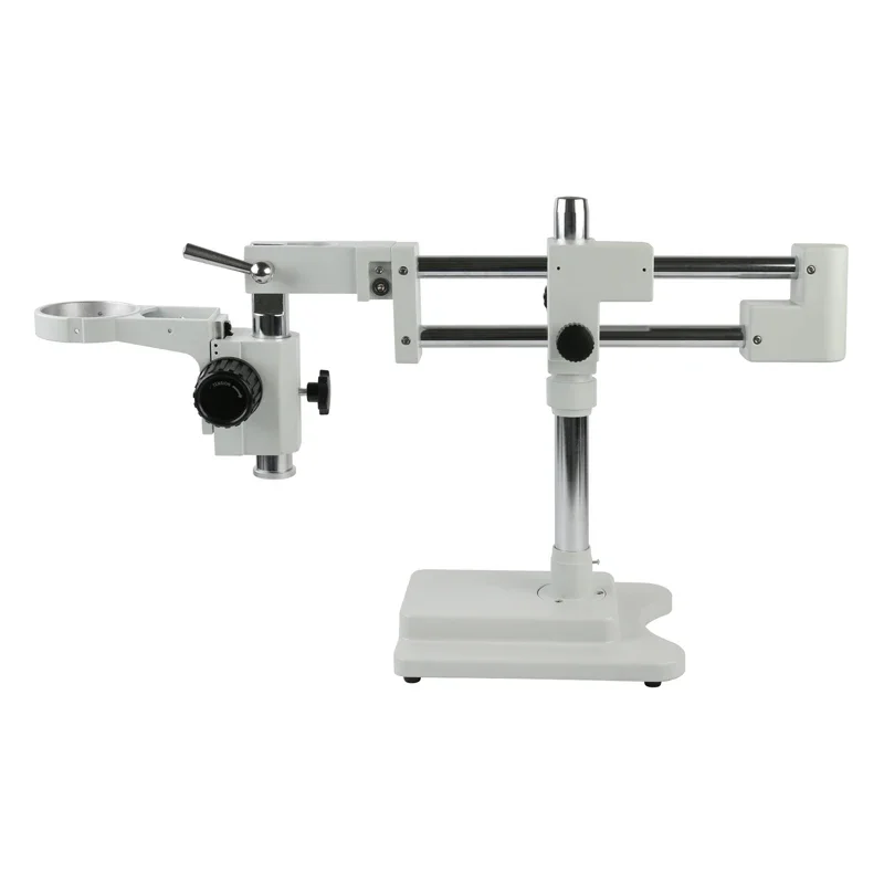 Double-Arm-Boom-Zoom-Trinocular-Binocular-Stereo-Microscope-Stand ...