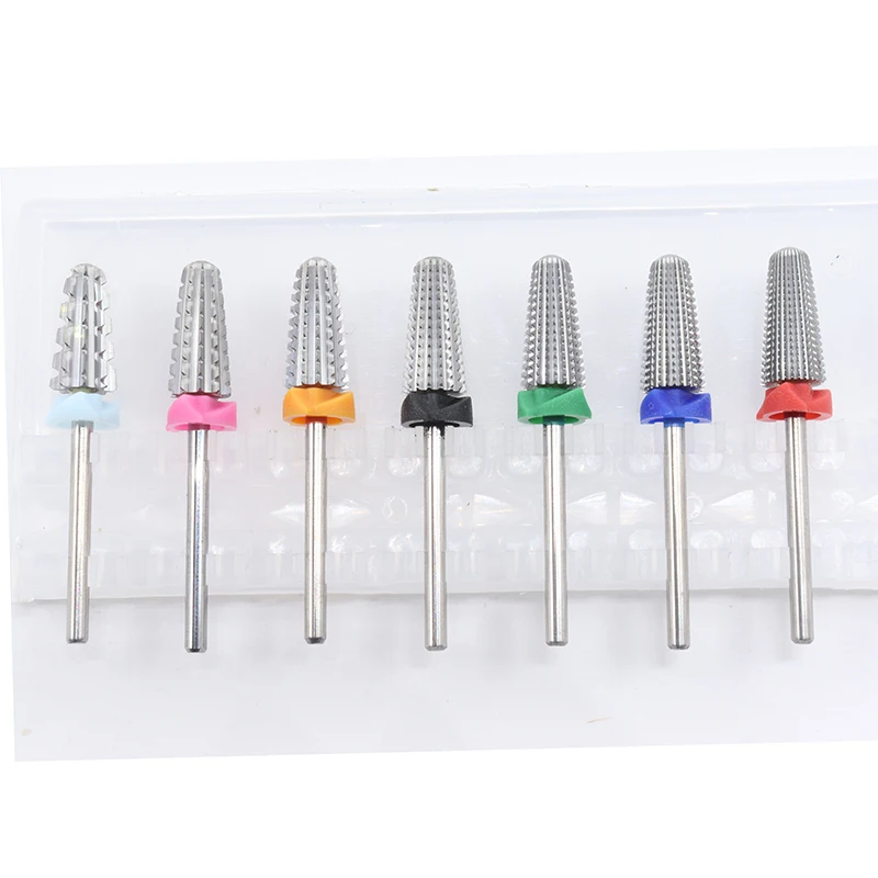 New-5-in-1-Tapered-Safety-Carbide-Nail-Drill-Bits-With-Cut-Drills ...