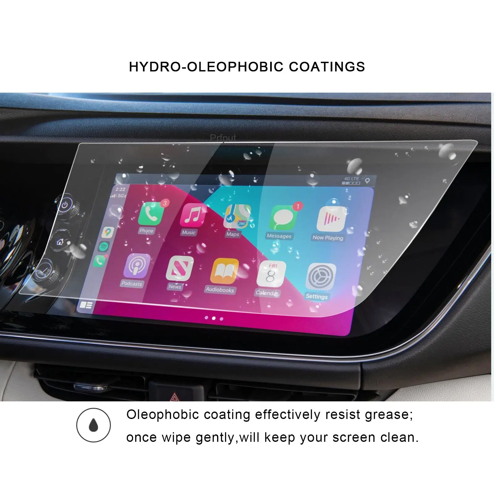 Car Tempered glass Screen Protector For Envision 2021 Navigation Touch ...