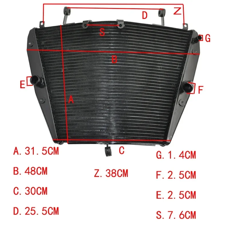 Motorcycle-Engine-Radiator-Aluminium-Motor-Bike-Replace-Parts-Cooling ...