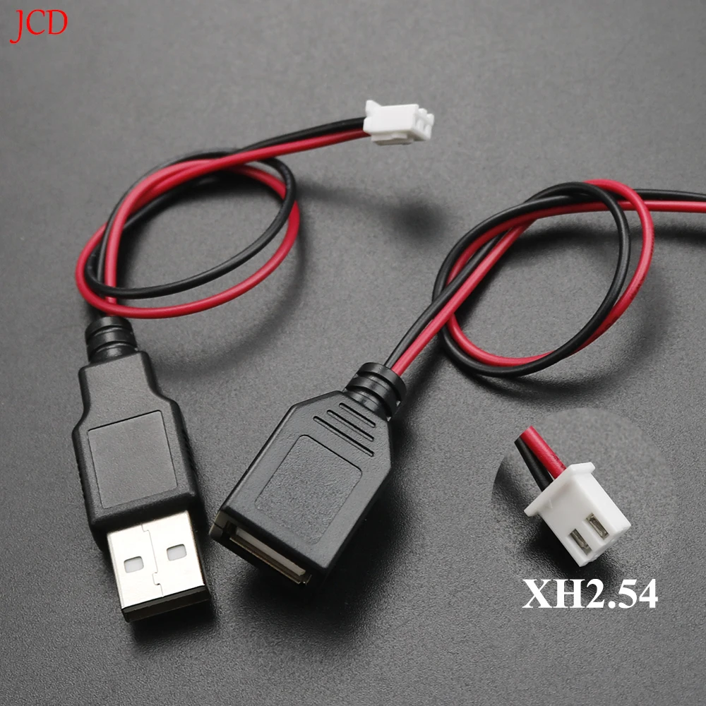 1 piece USB male and female head to XH2.54-2P terminal wire, 2-core ...