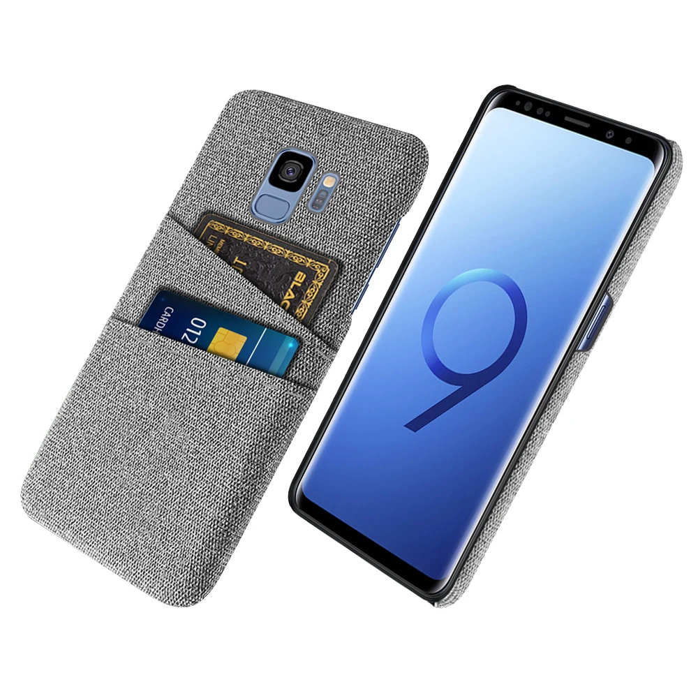 S9-For-Cover-Samsung-S9-S-9-Plus-Case-Luxury-Fabric-Dual-Card-Phone ...