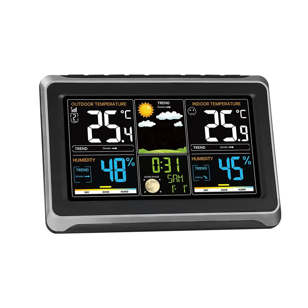 Multifunction-Weather-Station-Alarm-Clock-Thermometer-Hygrometer ...