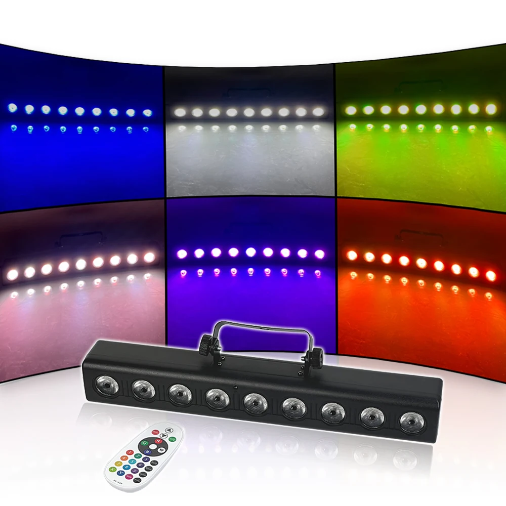 Wall-Wash-Lamp-9x12w-RGBW-4in1-Long-Strips-LED-Wall-Washer-Stage-Dyeing ...