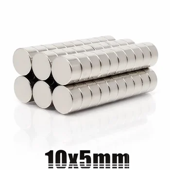 10/20/50/100pcs 10x5 magnet 10x5mm Super strong sticking neo neodymium ...