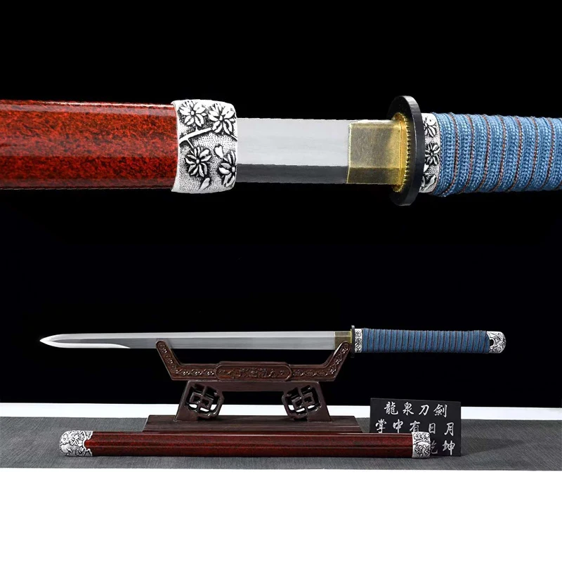 Short-Sword-Real-Steel-Blade-Manganese-Steel-Small-Knife-Chinese-Swords ...