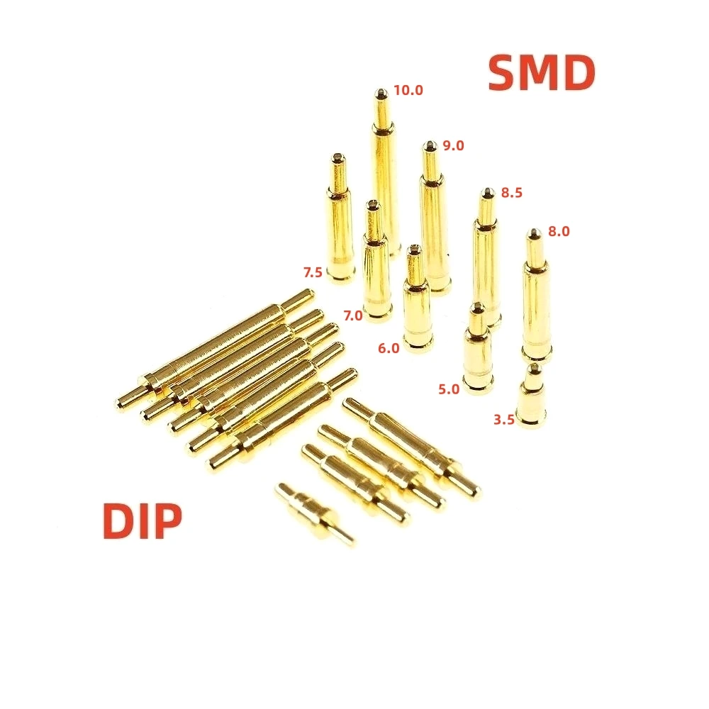 Pogo-Pin-DIP-SMD-Mount-banhado-a-ouro-di-metro-total-OD-1-5mm-alta ...