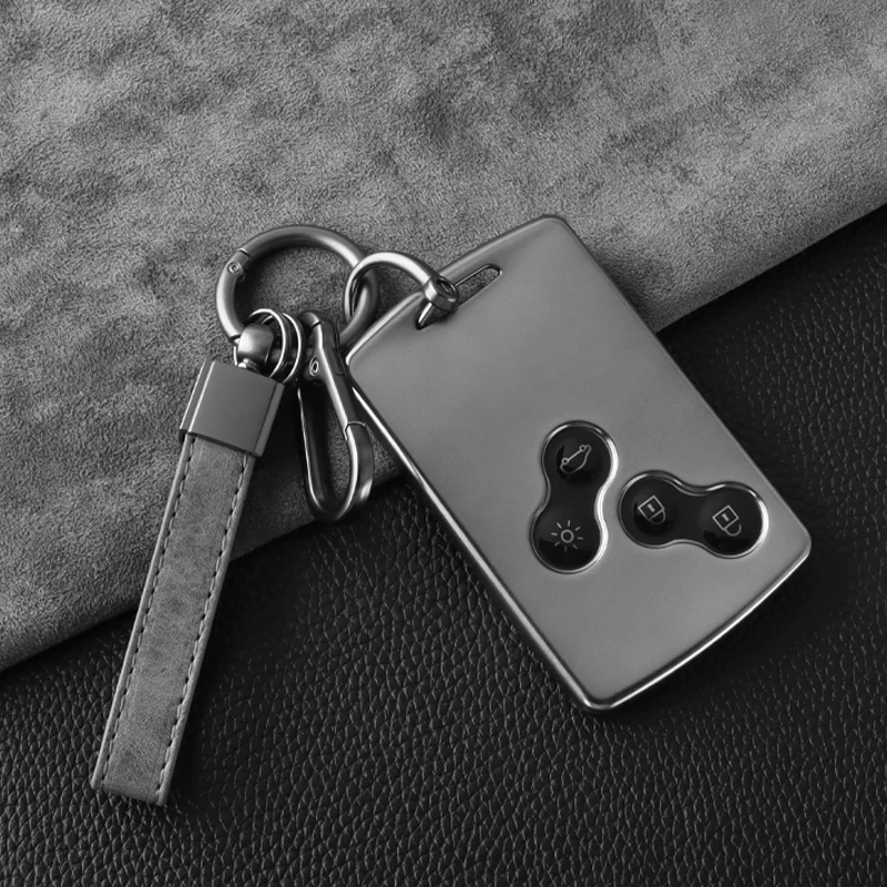 TPU Car Key Case Card Cover for Renault Megane 2 3 Clio Scenic Duster ...