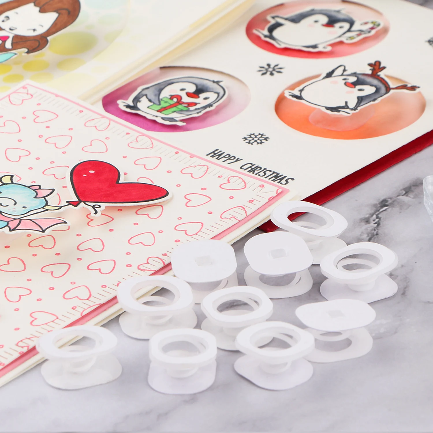 30pcs/set Action Wobbles Self-Adhesive Mini Wobble Springs To Create An ...