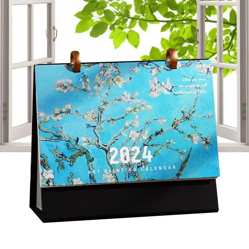 2024-Calendars-Monthly-Wall-Nature-Decorative-Desk-Schedule-Calendar ...